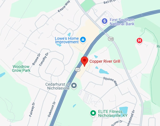 16. copper river grill map