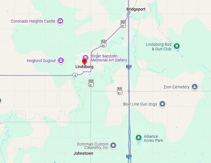 16. lindsborg map