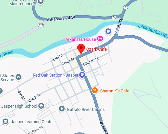 16. ozark cafe map
