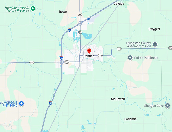 16. pontiac map