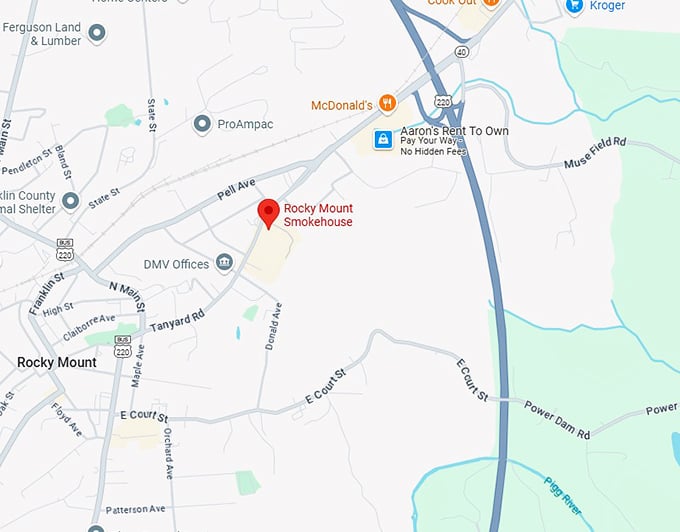 16. rocky mount smokehouse map