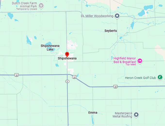 16. shipshewana map