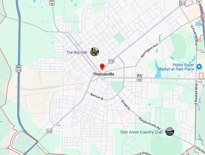 16. thomasville map