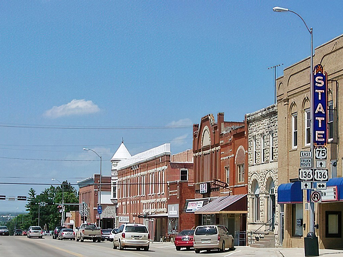 Auburn's iconic Archway bridge spans I-80 like a colorful rainbow connecting Nebraska's past to its present.