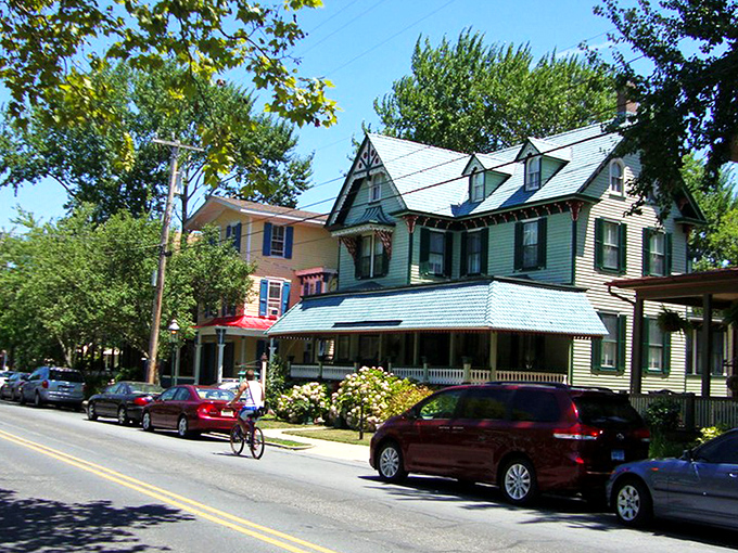 Victorian "painted ladies" stand like colorful sentinels along the beach, proving that houses with this much personality probably have great stories to tell.