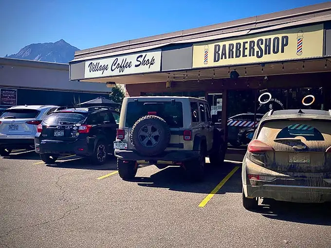 Village Coffee Shop's humble exterior hides Boulder's breakfast treasure – like finding a gold mine behind a garden shed!