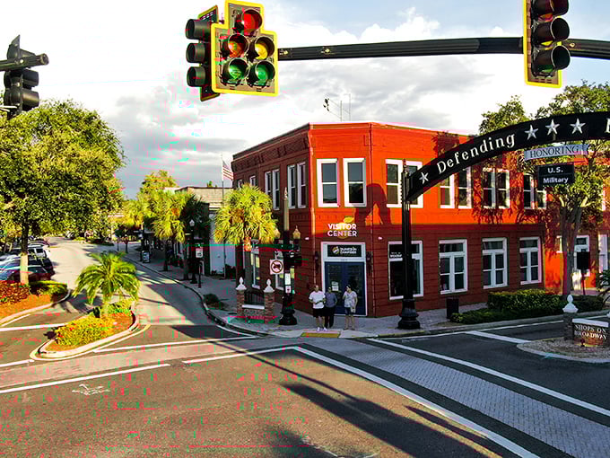 Dunedin's main street looks like it was designed by someone who actually understands what makes a downtown inviting – walkability, character, and zero mega-chains.