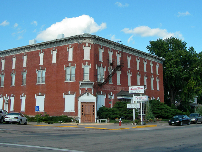 The Midwest Theater's Art Deco façade in Central City stands as a technicolor time machine to Hollywood's golden age.