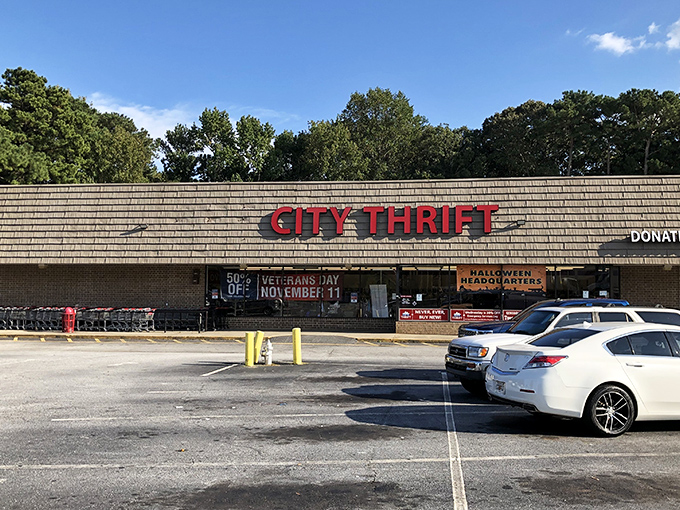 City Thrift's storefront might look modest, but inside lurks a wonderland of possibilities – retail therapy without the "retail" prices.