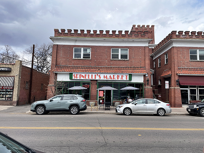 Spinelli's Market's castle-like architecture houses sandwich royalty. The fortress of flavor that launched a thousand lunch breaks.
