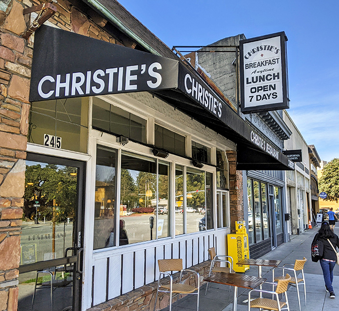 The kind of place where the coffee's always fresh, the toast is always buttered, and nobody rushes you through the crossword puzzle.
