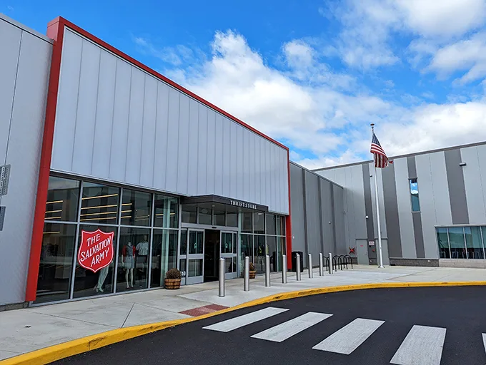 Salvation Army's sleek modern design – where doing good and looking good come together under one roof.
