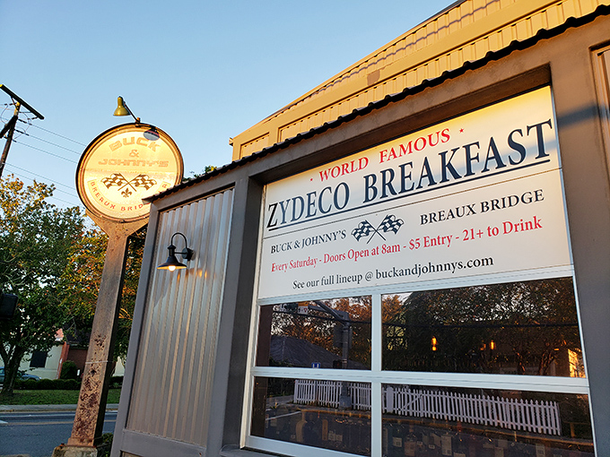 Buck & Johnny's Zydeco Breakfast isn't just a morning meal—it's your weekend wakeup call where dancing between bites is strongly encouraged.