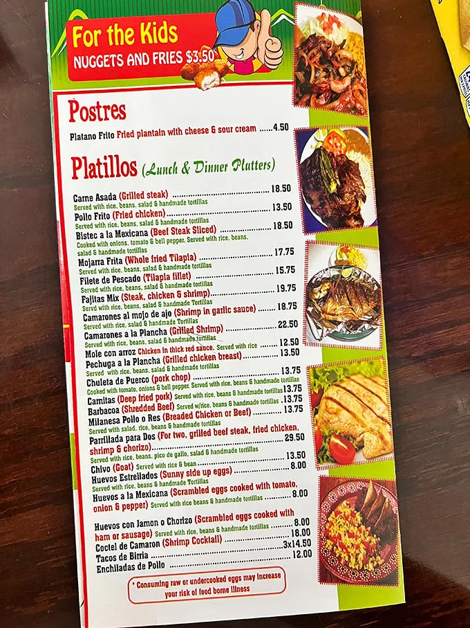 The menu at La Sierra reads like a love letter to Mexican cuisine, with everything from familiar favorites to dishes you'll be texting friends about later.