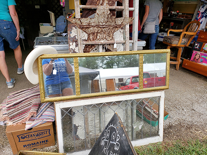 Mirrors, windows, and frames galore—each reflection offering a glimpse into someone else's past while potentially becoming part of your future.