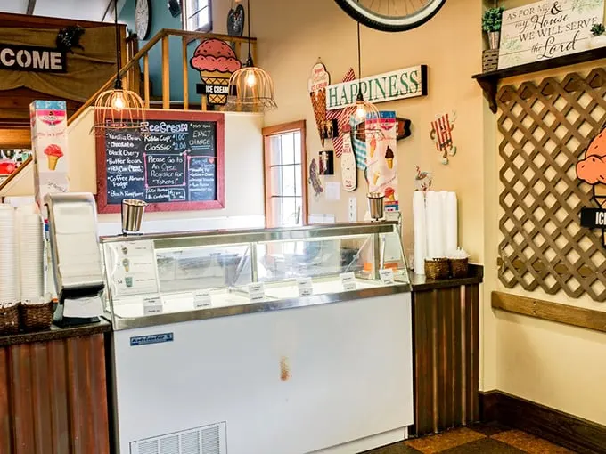 That ice cream counter isn't just selling dessert—it's dispensing happiness by the scoop, with flavors that remind you of summers before smartphones existed.