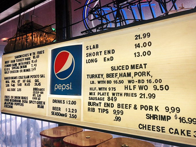 This menu board is Kansas City's version of fine literature—a simple, straightforward poem to smoked meat that needs no elaborate explanation.