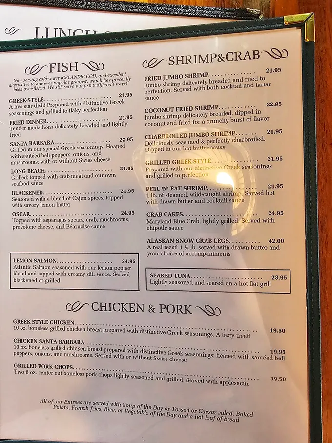 The menu reads like a love letter to classic American dining – no molecular gastronomy or deconstructed anything, just straightforward deliciousness that never goes out of style.