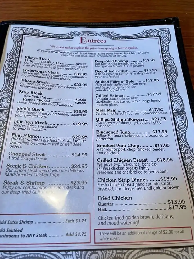 "We would rather explain the price than apologize for the quality" – a menu philosophy that speaks volumes about what's about to land on your plate.