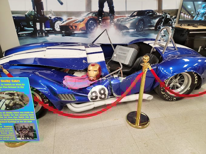 Even Iron Man would do a double-take at this sleek Shelby Cobra, proving that superhero vehicles aren't just fantasy - they're automotive art brought to life.