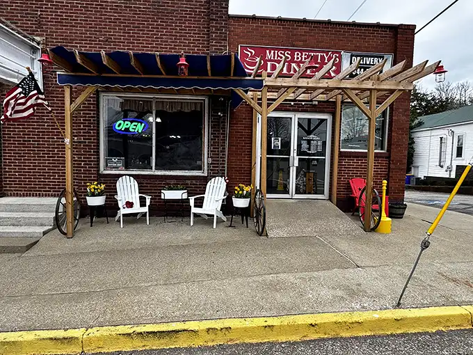 Miss Betty's Diner: Those Adirondack chairs out front aren't just for show—they're the waiting room when word gets out about the biscuits inside.