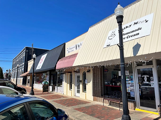 Main Street Enterprise offers the kind of walkable downtown that big cities try to recreate for millions—yours to enjoy on a Social Security budget.