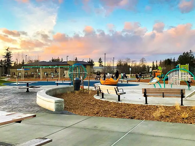 Family-friendly parks dot the Bellingham landscape, offering affordable entertainment where kids can burn energy while parents save money.