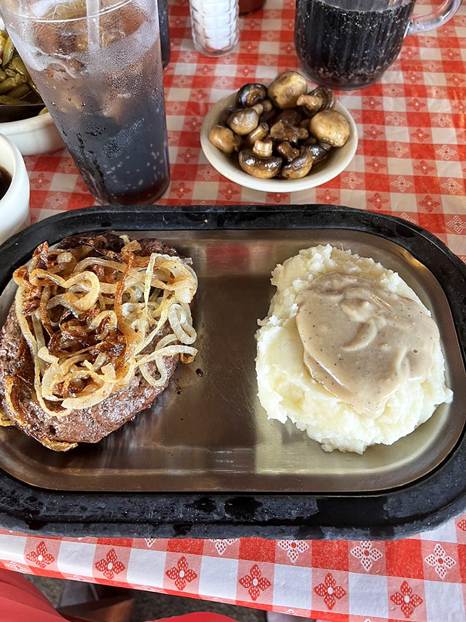 A steak with those mashed potatoes isn't just dinner; it's proof that humanity occasionally gets things absolutely right.