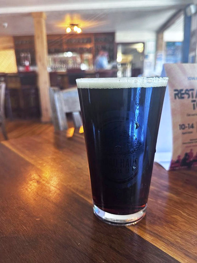 That's not just any dark beverage—it's liquid nostalgia in a glass. Millstream's root beer has the kind of depth that makes you contemplate the meaning of dessert.
