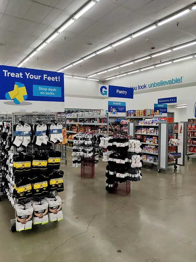"Treat Your Feet!" isn't just a slogan—it's solid life advice when designer socks cost less than your morning coffee.