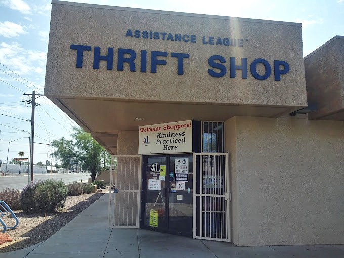 "Kindness Practiced Here" isn't just a sign – it's the Assistance League's mission statement wrapped in a thrift store experience.