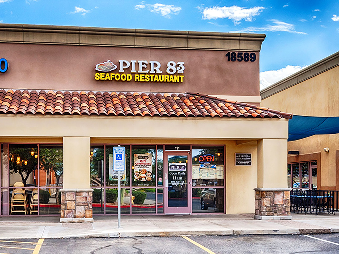 Oscar's Pier 83 brings coastal comfort to the strip mall landscape—proof that great seafood doesn't require an ocean view.