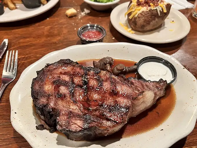 The charbroiled prime rib brings a smoky dimension to the party – like your favorite steak and roast beef decided to have a delicious baby.