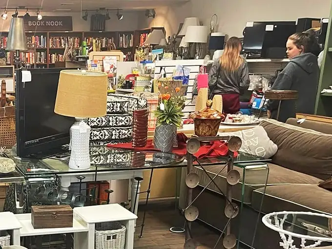 Where home décor dreams and budget realities find perfect harmony. That lamp might have illuminated someone's great American novel.