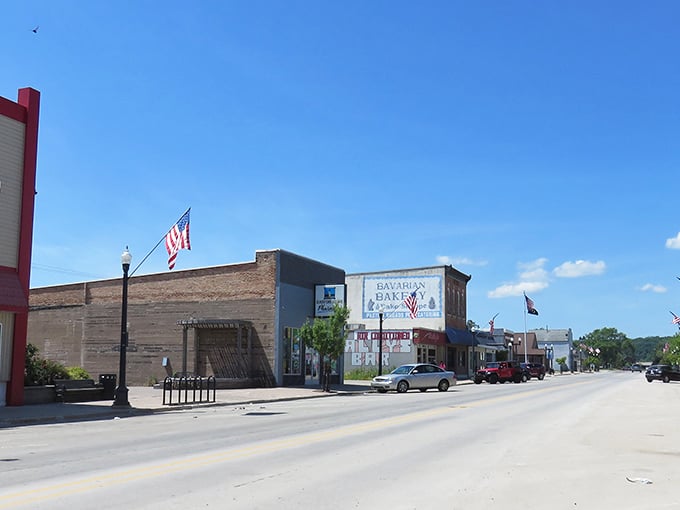 Gladstone's historic corner building with its distinctive turret says, "Yes, we have architectural character AND reasonable property taxes!"