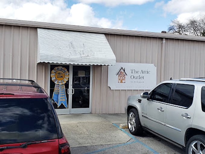 Behind those simple doors lies the antidote to overpriced retail therapy—vintage finds without the vintage-store markup.