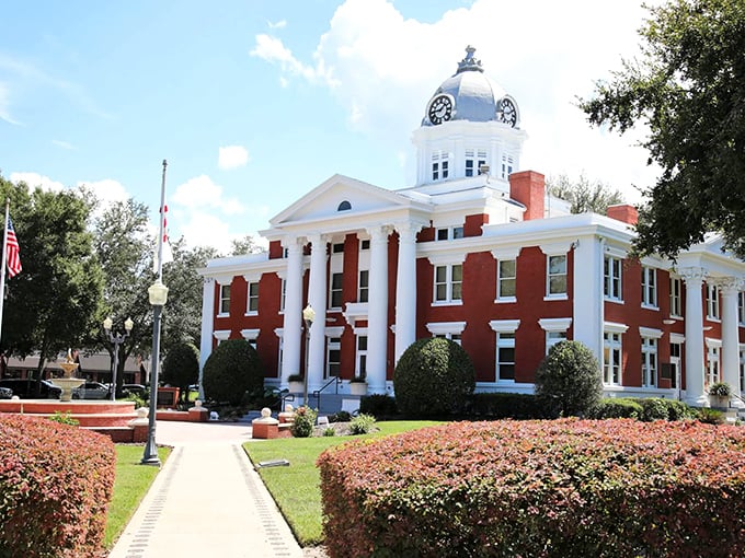 Dade City's historic downtown looks like a movie set for "Charming Small Town, USA" – complete with brick streets and a courthouse that's seen it all.