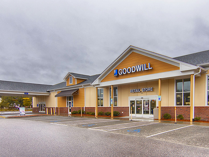 Not just a store, but a sunshine-yellow promise of retail therapy that actually helps your community. Goodwill does good, indeed.