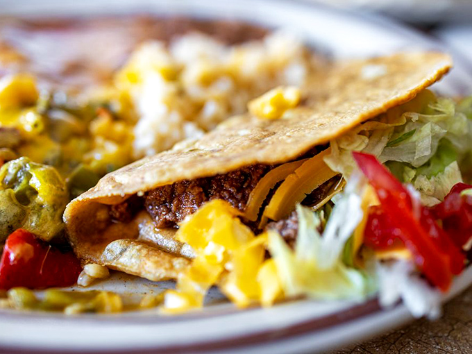 The "Christmas" option (red AND green chile) isn't just festive—it's the culinary equivalent of having your cake and eating it too.