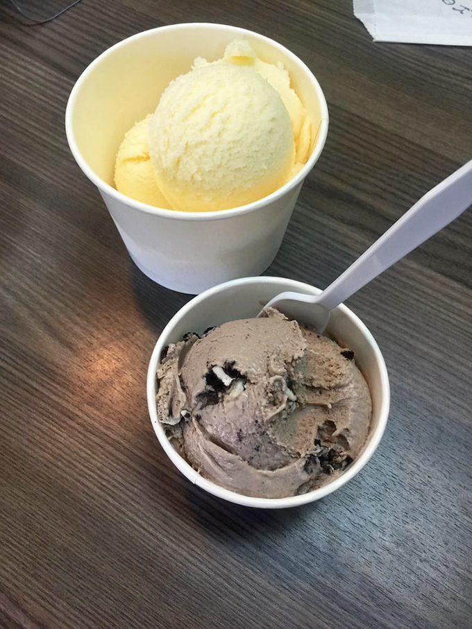 Vanilla and cookies & cream – the Fred Astaire and Ginger Rogers of the ice cream world. Elegant simplicity dancing with playful complexity.