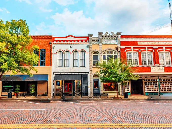 Downtown's shopping district feels like Main Street USA without the Disney admission price. Those brick streets have supported bargain hunters for generations.