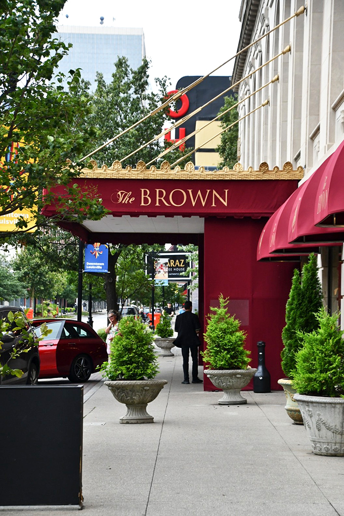 J. Graham's Café: The Brown Hotel's elegant entrance promises the kind of breakfast experience that might require using your "fancy fork."