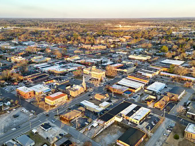 Athens' aerial view showcases a town where your retirement dollars work harder than you did during your career.