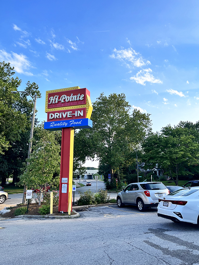 Those burger glamour shots on Hi-Pointe's vibrant exterior aren't false advertising – they're a mouth-watering preview of coming attractions.