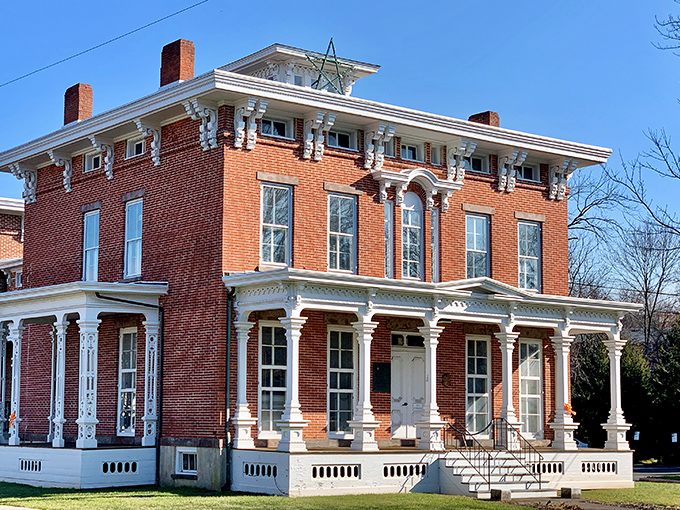 The John Taylor Leigh Mansion brings Victorian grandeur without the Victorian plumbing—thankfully, some historic details are best left in history books.