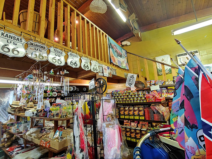 Route 66 shields from every state line the Mother Road—a collector's dream and the ultimate road trip trophy case for highway enthusiasts.