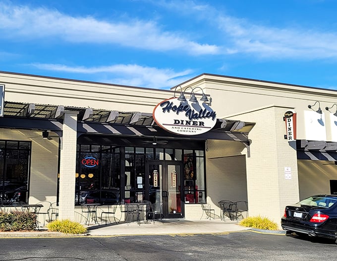 Hope Valley's crisp modern façade houses old-school cooking that proves comfort food needs no fancy dress to impress.