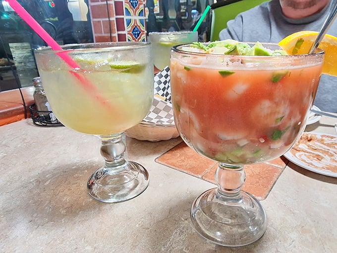 These aren't just margaritas—they're liquid vacation in a glass, bringing sunshine to Oregon regardless of what's happening outside. 