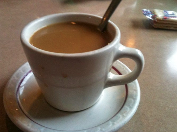 Simple pleasures: A proper diner coffee – not pretentious, not fancy, just the reliable morning companion we all deserve.
