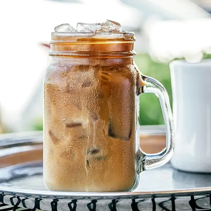 Iced tea in a mason jar – because sometimes the vessel is as important as what's inside it. California sunshine in liquid form.